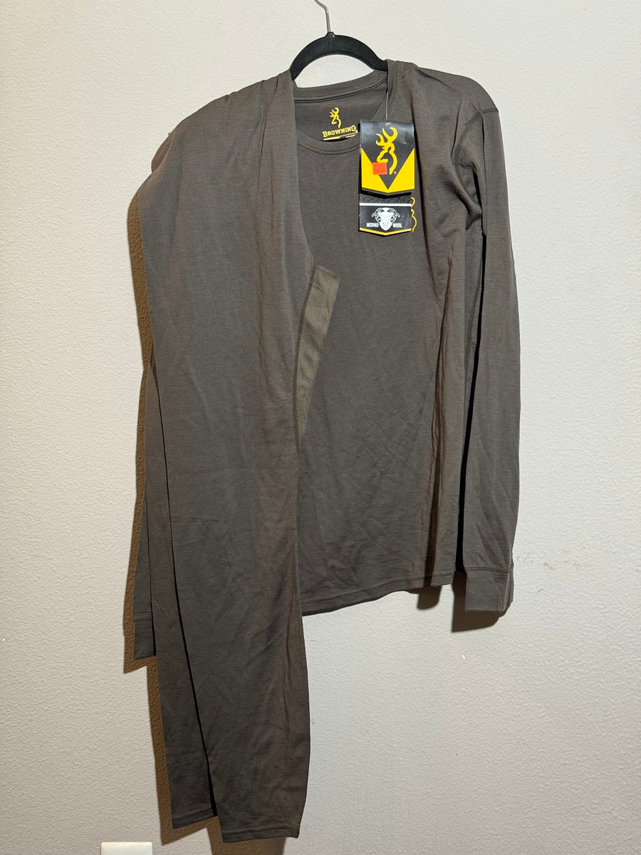 Browning Merino Wool Shirt and Bottoms - New w/ Tags (L/XL) – Camoretro