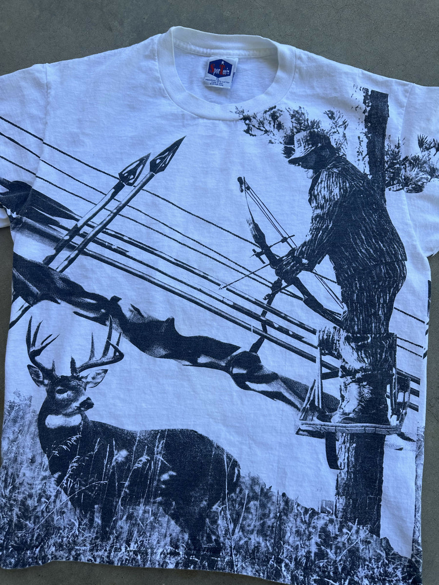 Vintage Realtree Dan Fitzgerald Deer Hunting AOP T-Shirt (L) – Camoretro