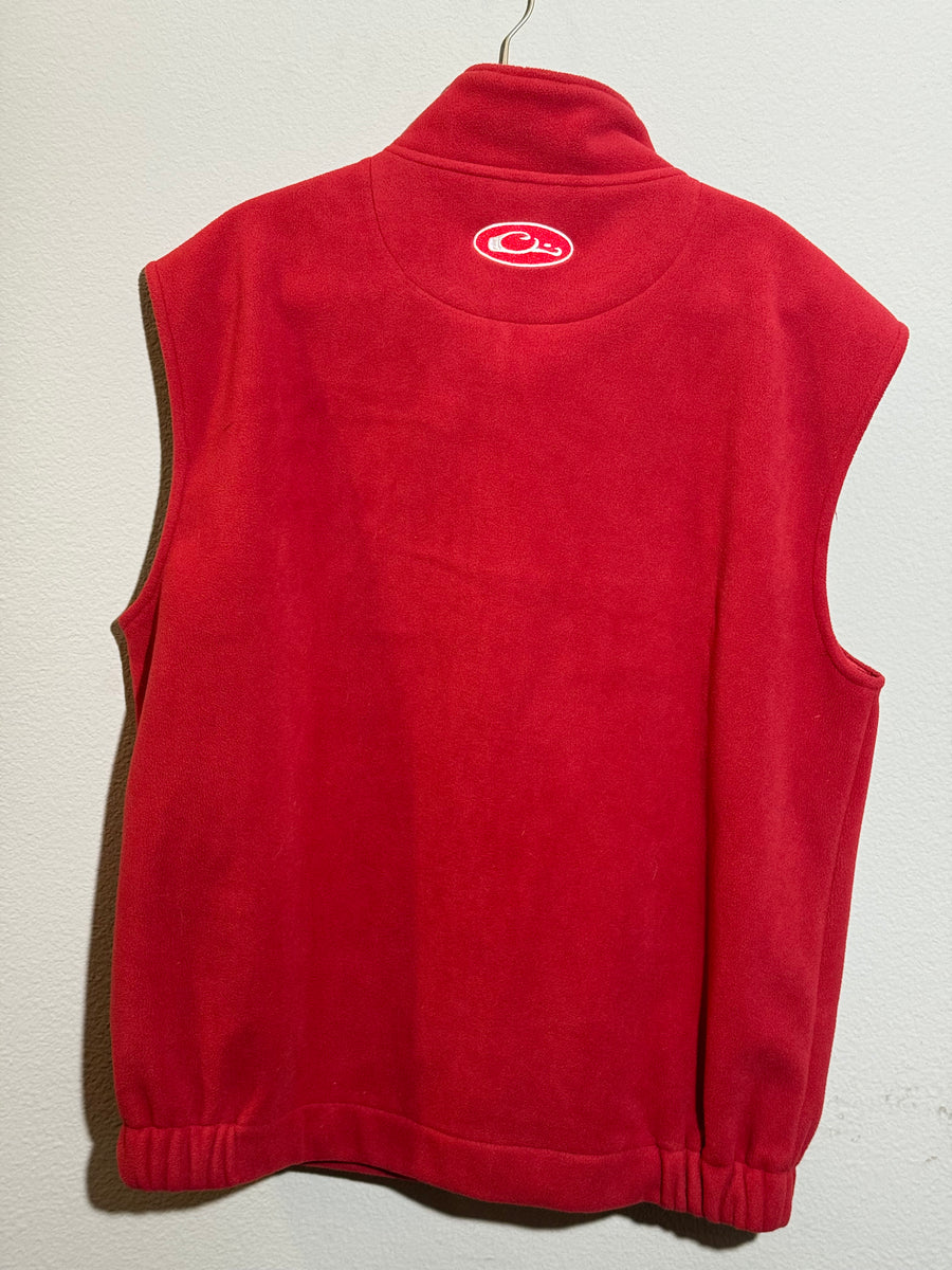 Drake Heavy Fleece Vest Razorbacks Red (XL) – Camoretro