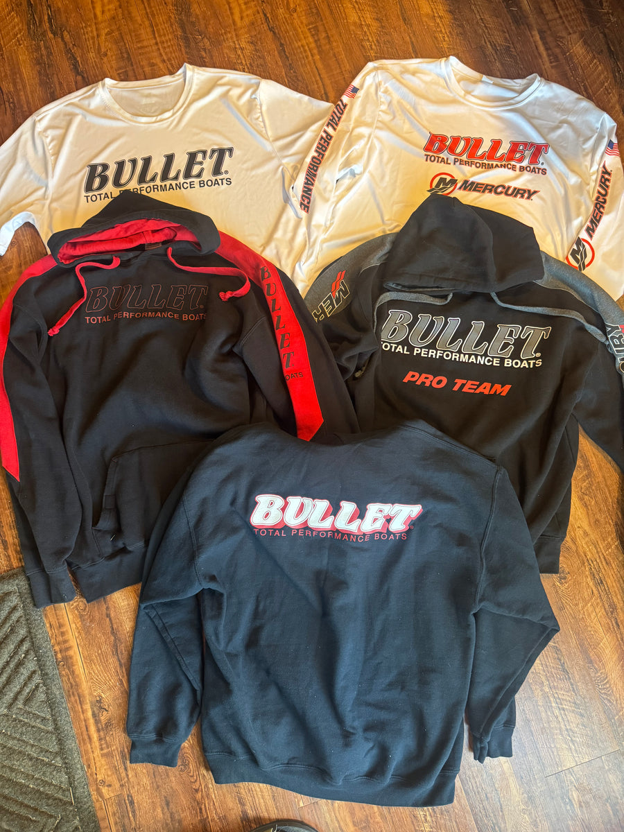 Bullet Boats Shirts and Hoodies (XL/XXL) – Camoretro