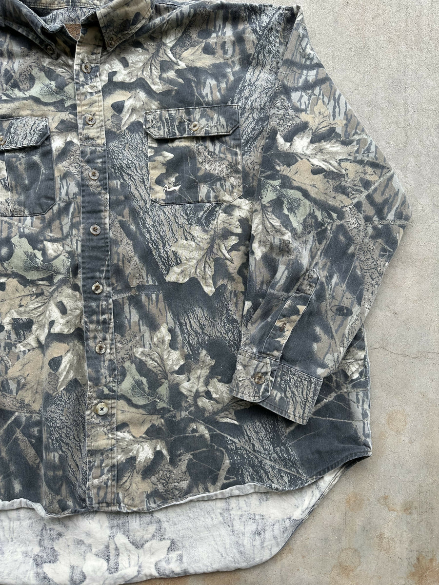 Vintage Duxback MossyOak Breakup Camo Button-Up (XXL) – Camoretro