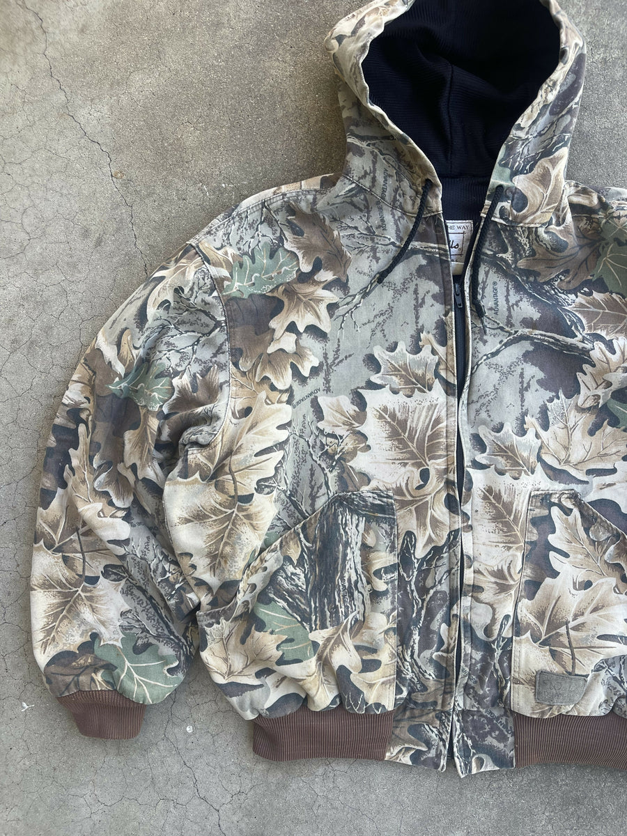 Vintage Realtree Advantage Camo Hooded Bomber Jacket (XL) – Camoretro