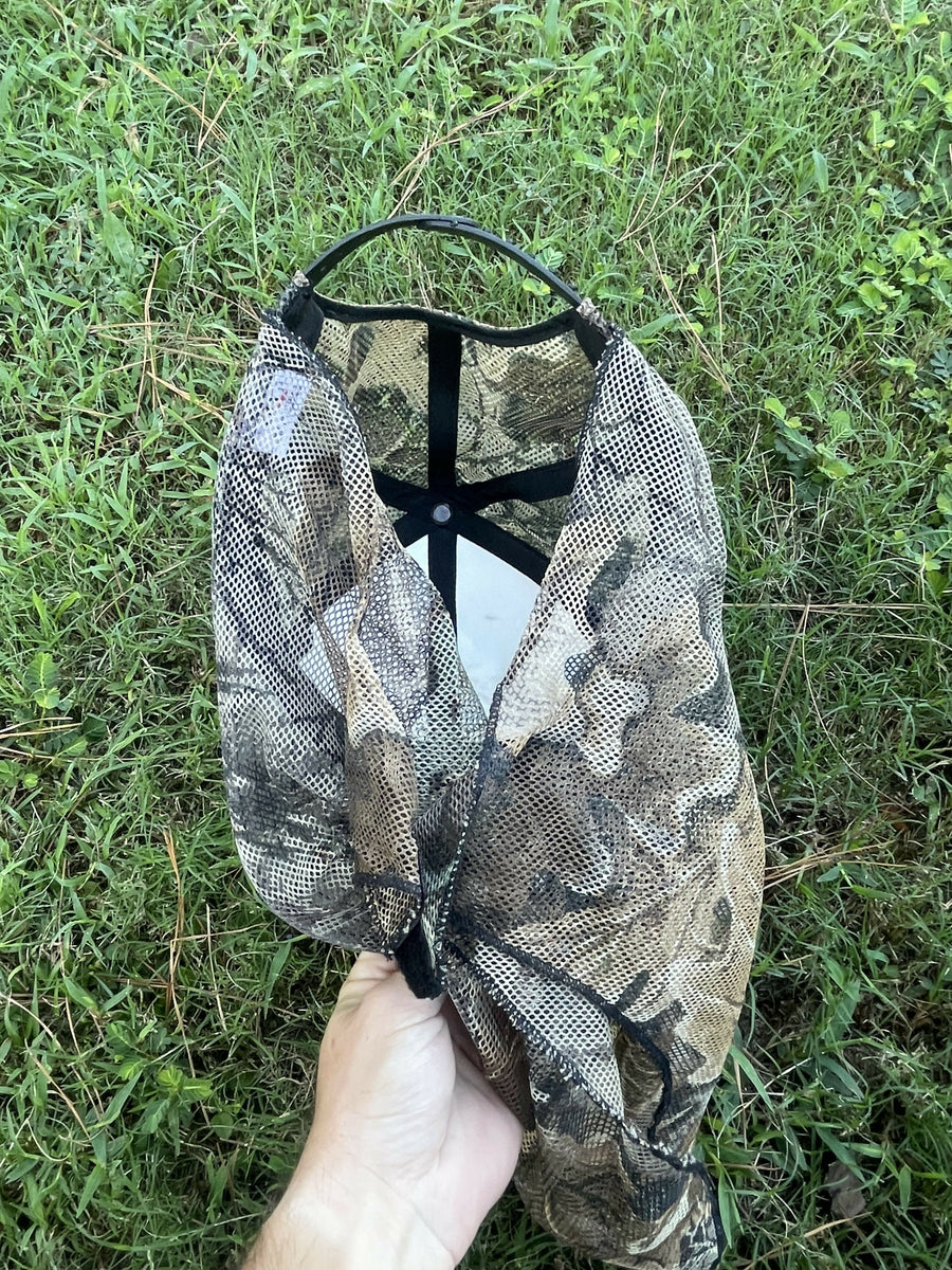 Vintage Realtree Advantage Camo Hat With FaceMask – Camoretro