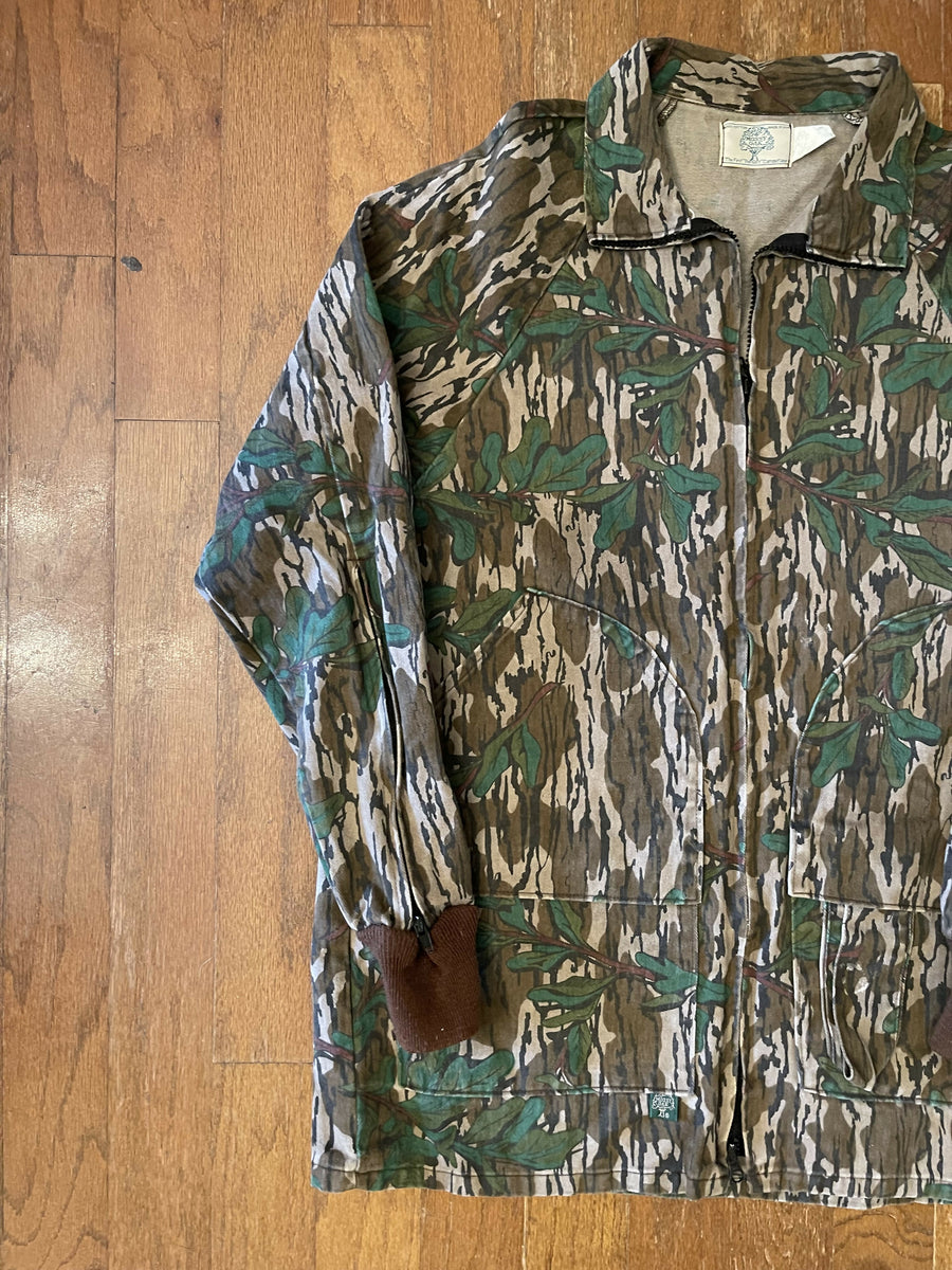 90’s Mossy Oak Greenleaf Camo Bowhunter’s Jacket (M) – Camoretro