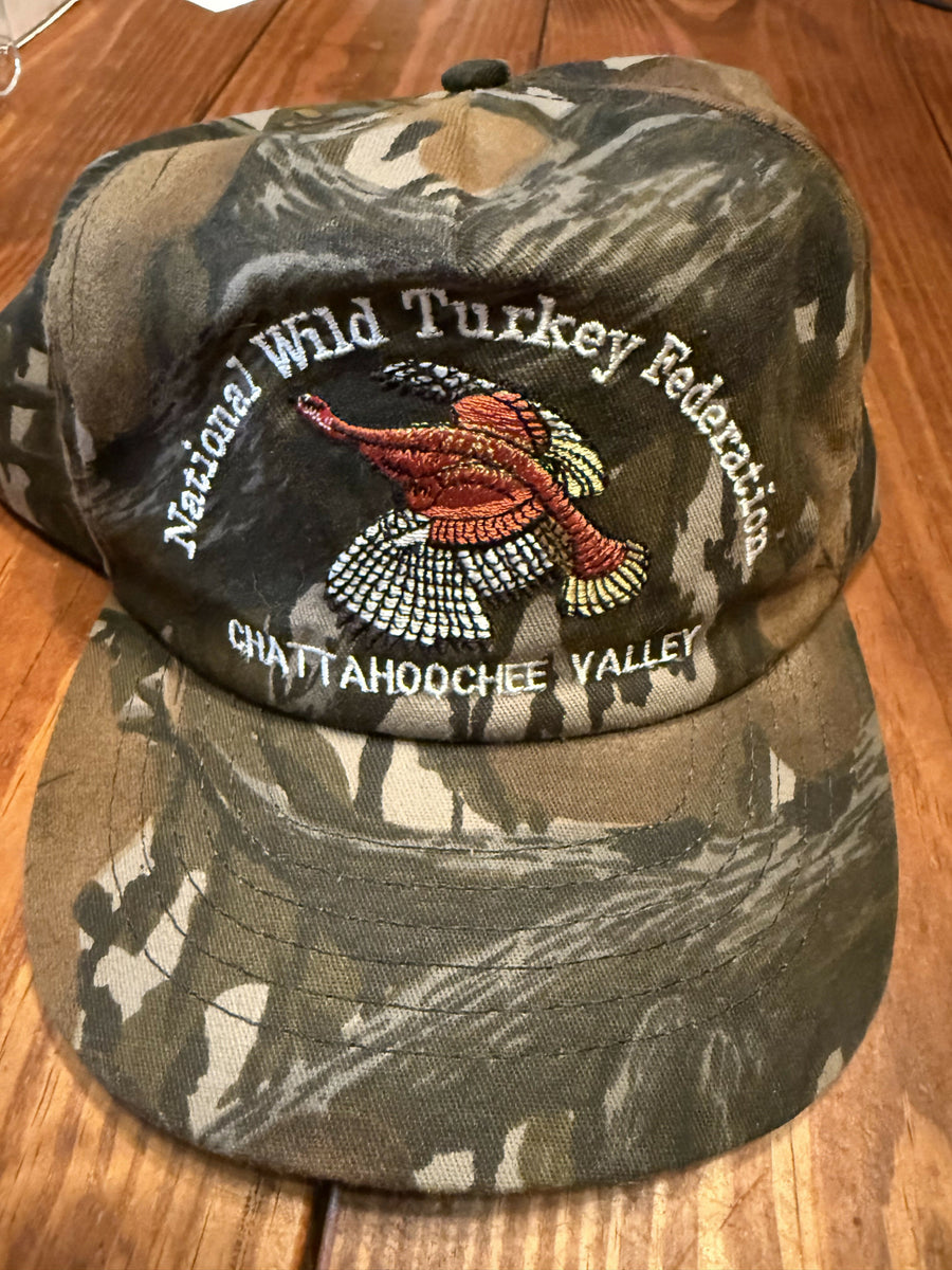 90’s Mossy Oak Fall Foliage NWTF Chattahoochee Valley Cap – Camoretro