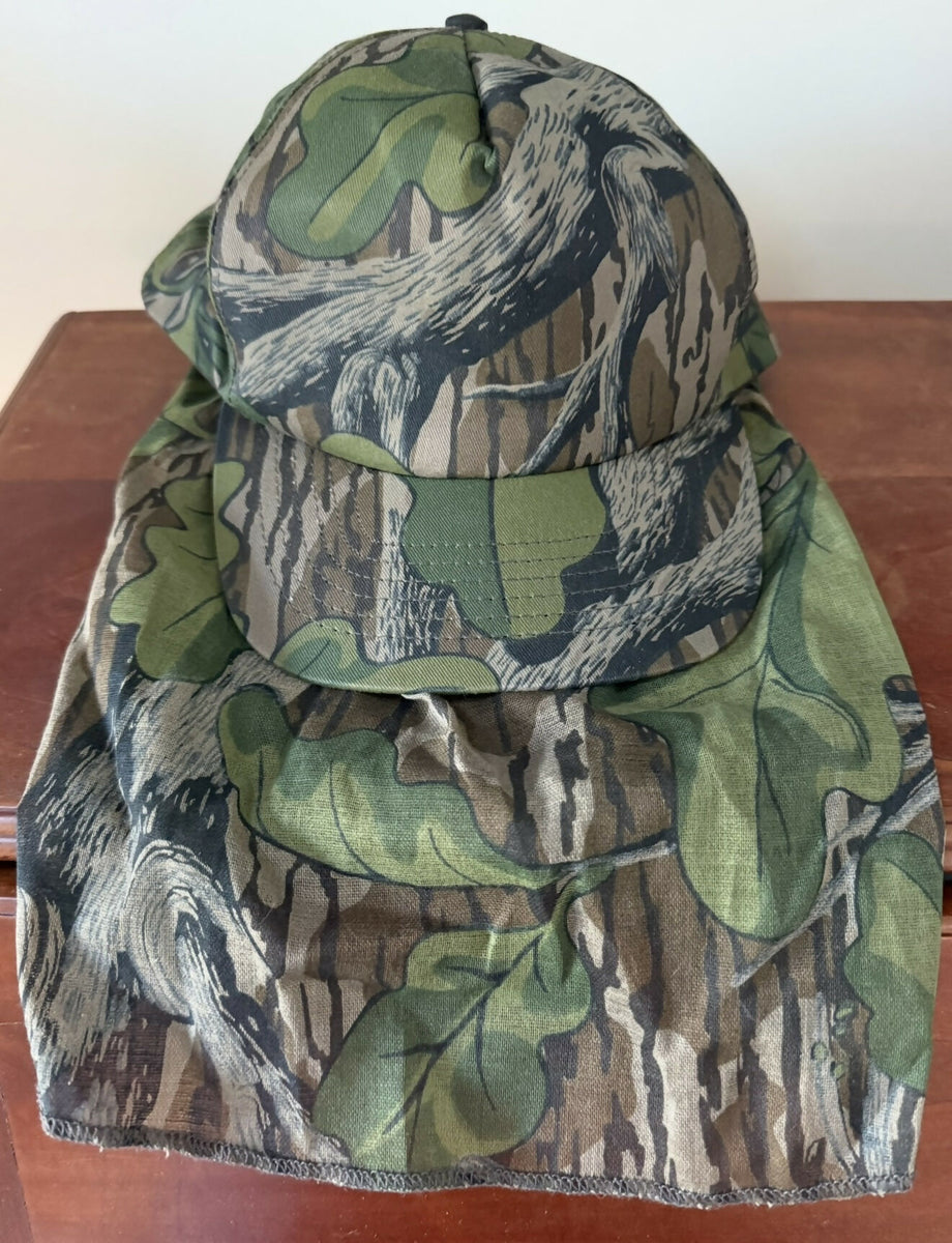 90’s Mossy Oak Full Foliage Hat w/ Mask 🇺🇸 – Camoretro