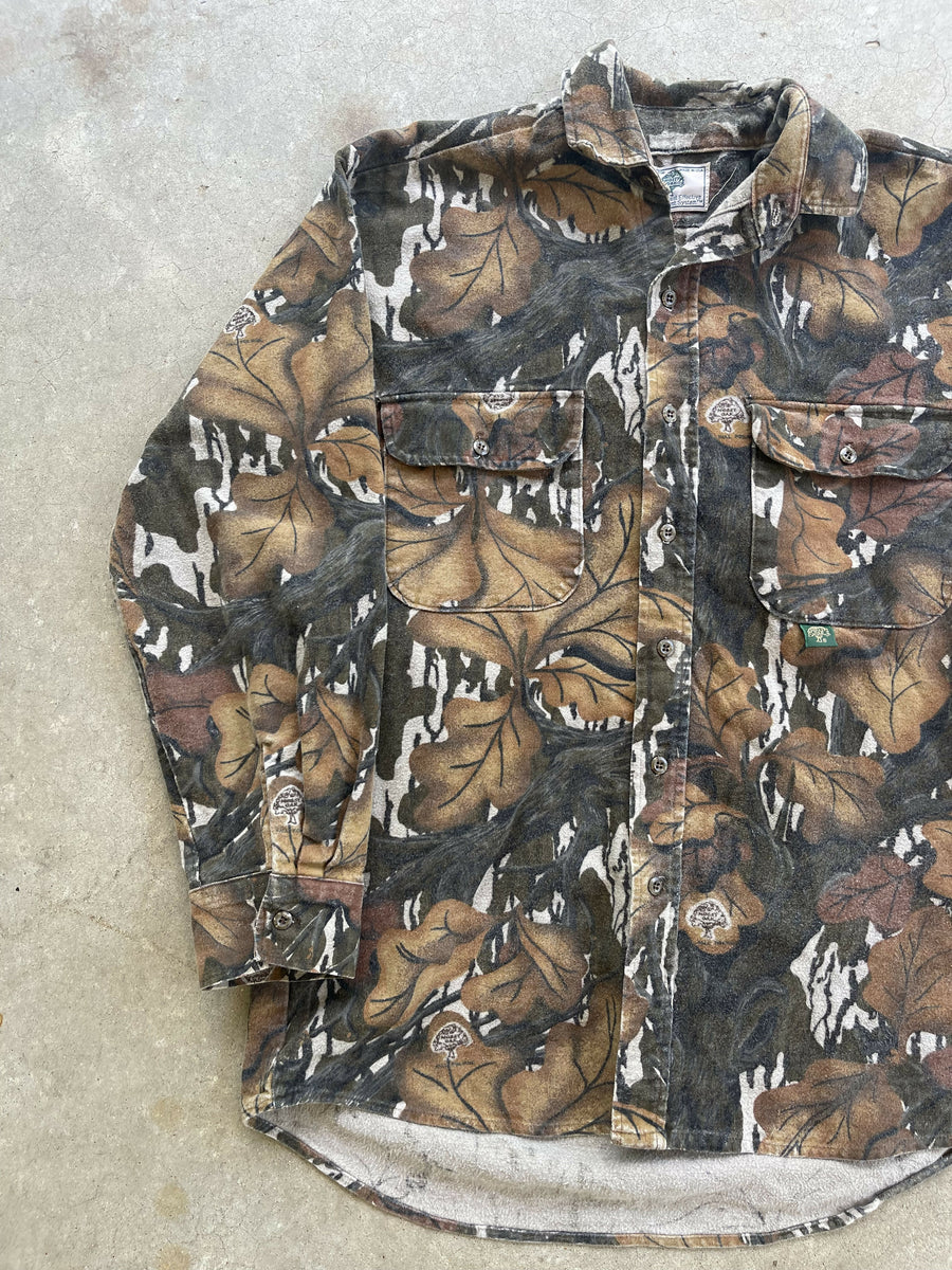 Vintage Mossy Oak Fall Foliage Camo Chamois Shirt (M) – Camoretro