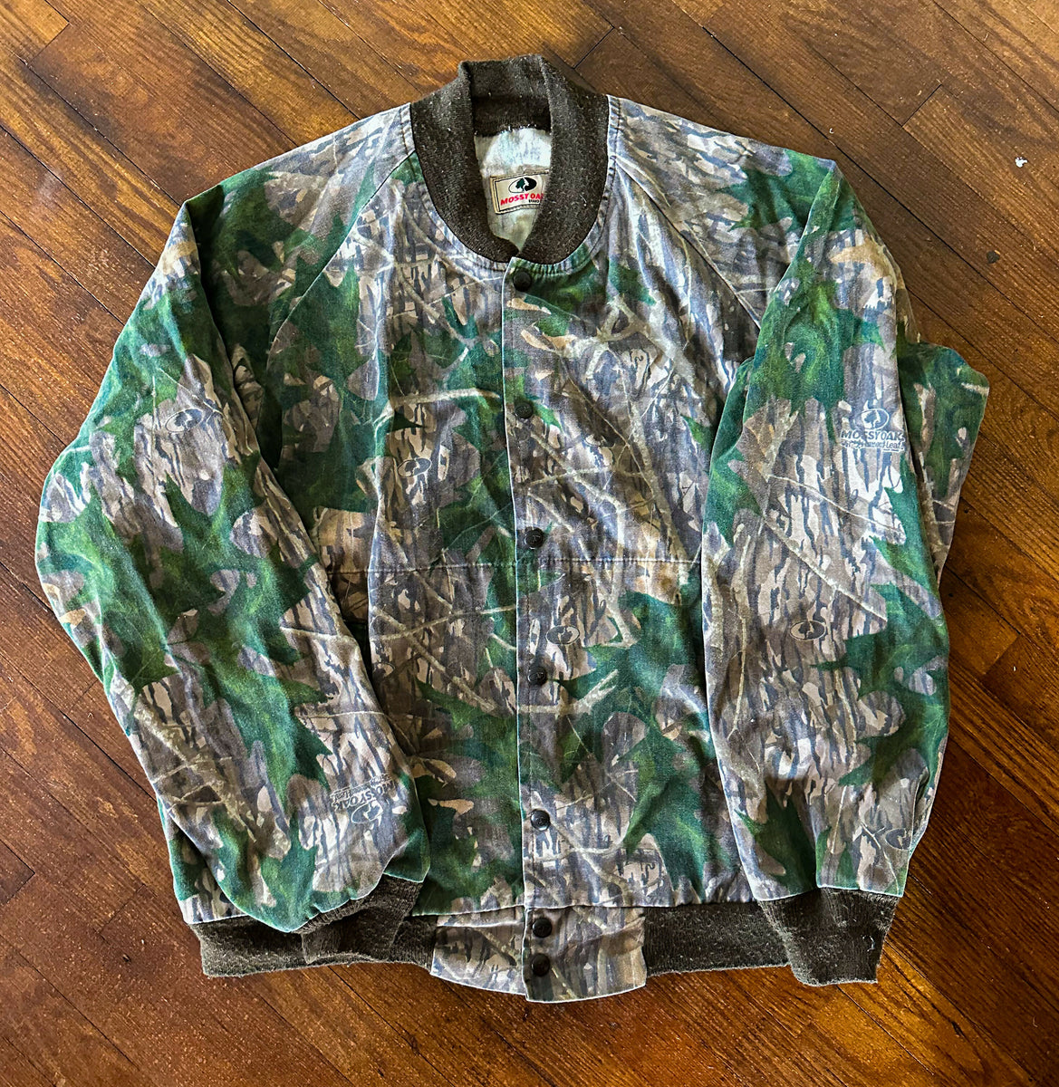 Mossy oak shadow leaf bomber jacket (large) – Camoretro