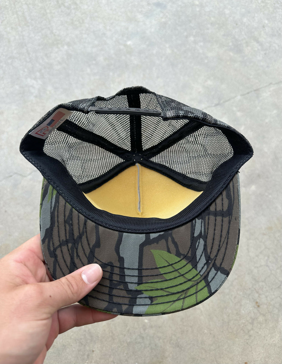Vintage GreenLeaf Treebark Camo Loggy Bayou Treestands Hat – Camoretro