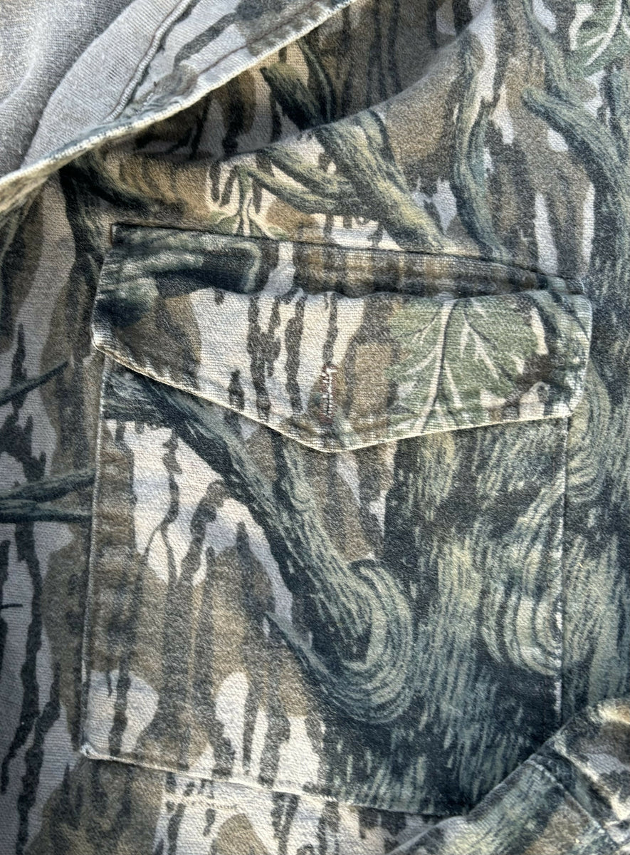 Vintage Mossy Oak Tree Stand Button Shirt – Camoretro