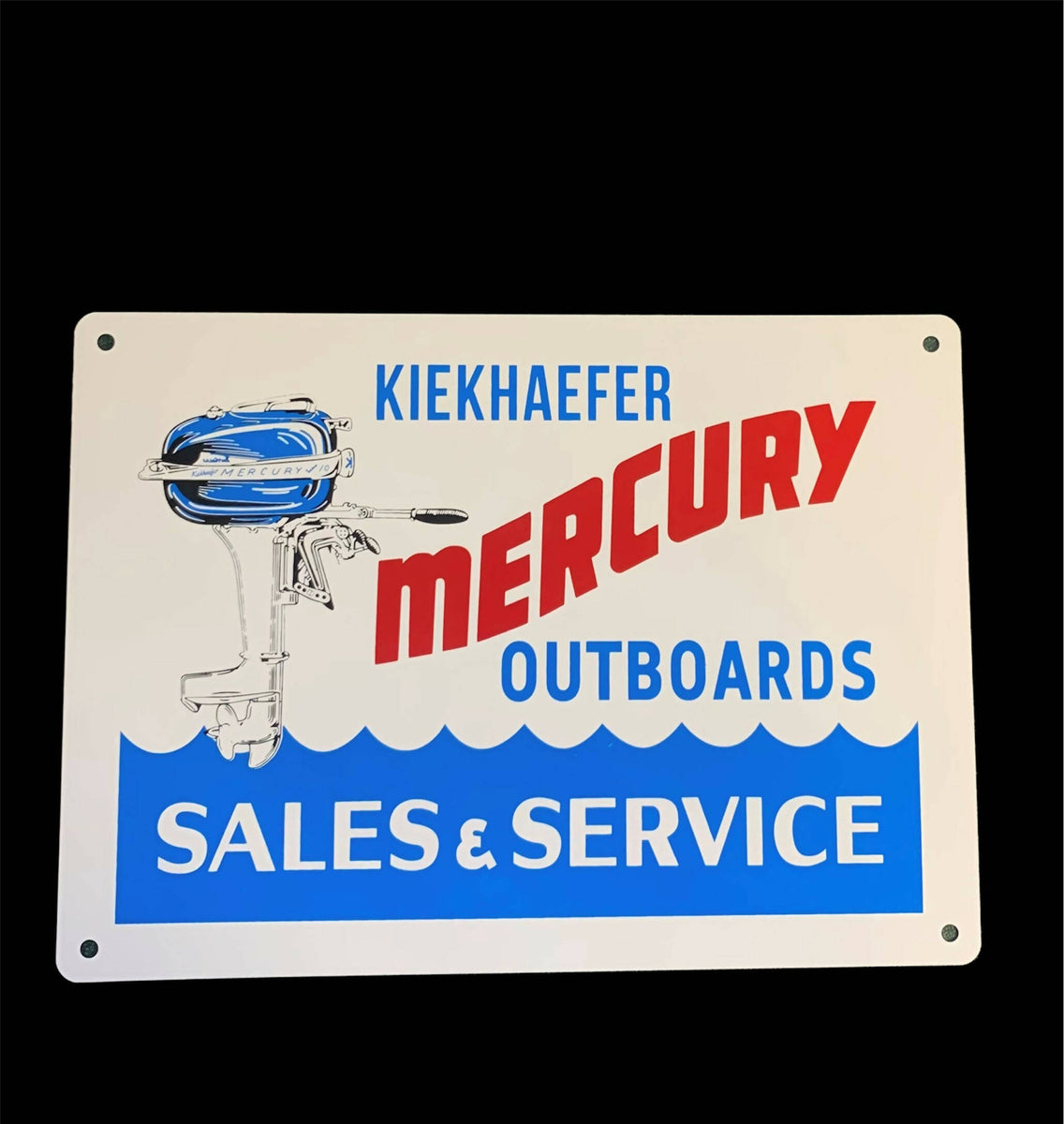 Vintage Repro Boat Motor Metal Sign, Boat Lover Gift, Boating Decor, M ...