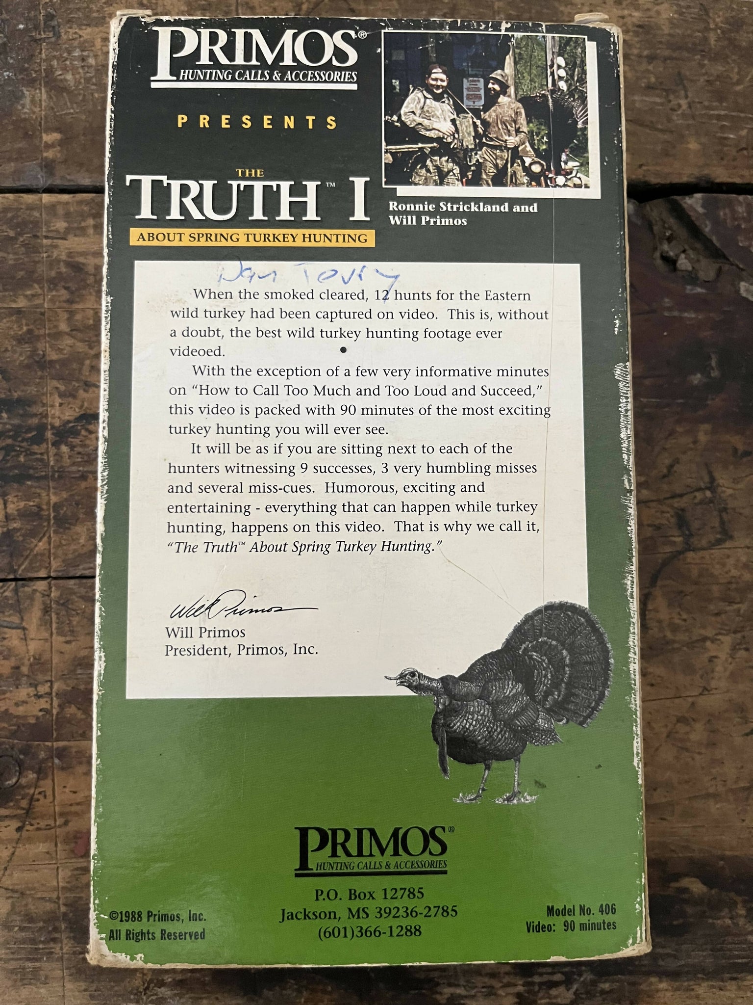 Primos Truth 1 VHS – Camoretro