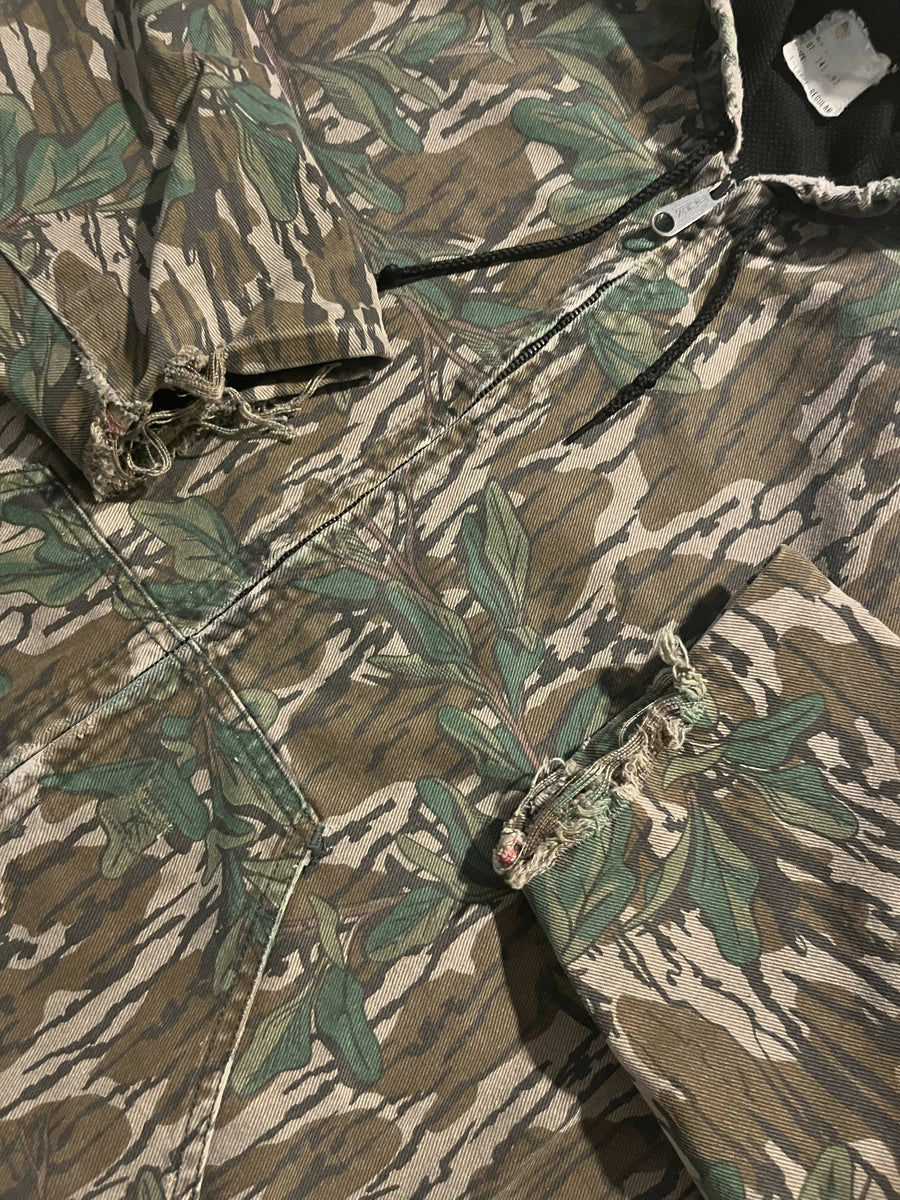 Vintage Key Imperial Mossy Oak Greenleaf Full Zip Hoodie XL – Camoretro
