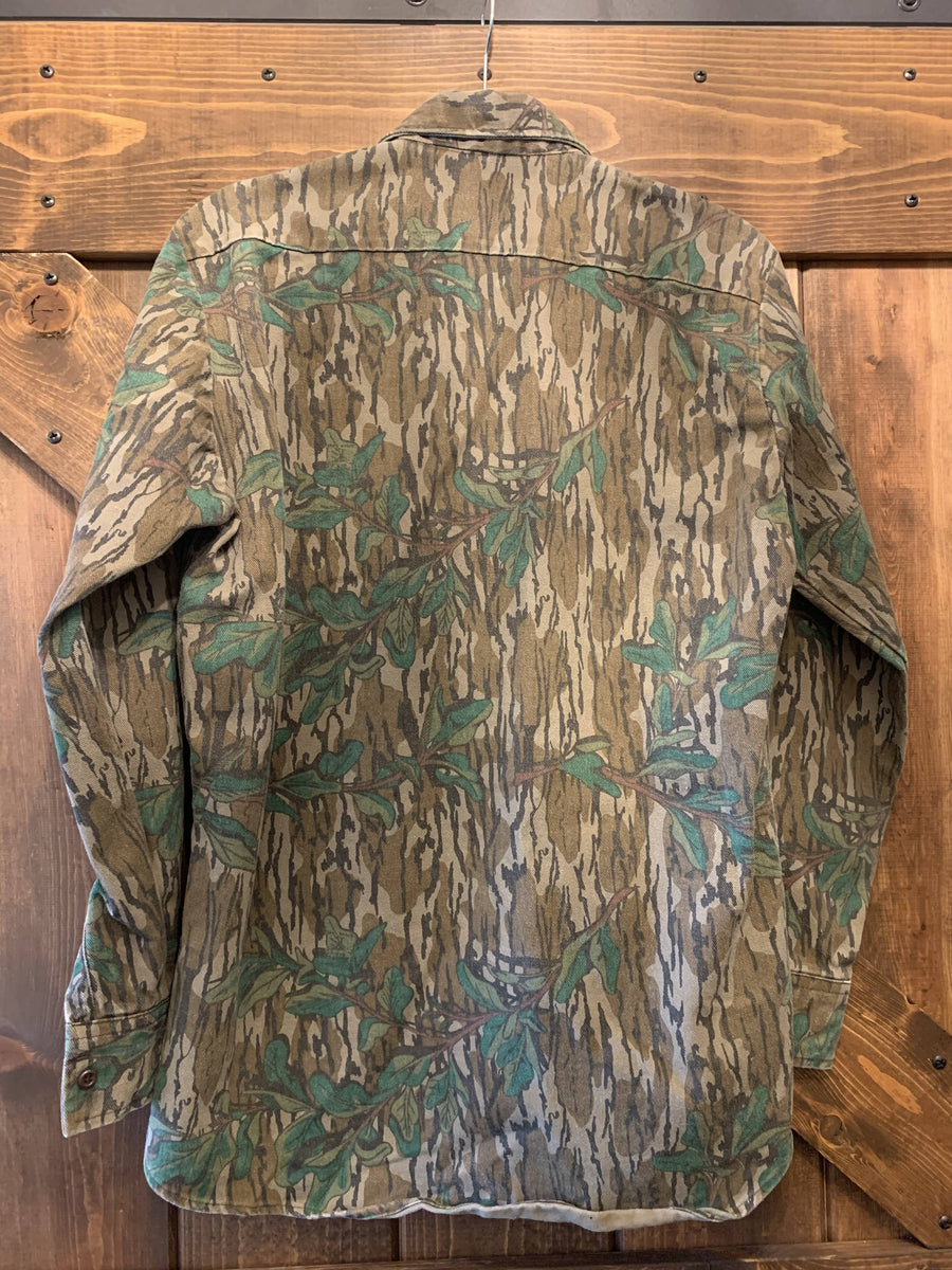 Key Mossy Oak Greenleaf LS Button Up (M)🇺🇸 – Camoretro