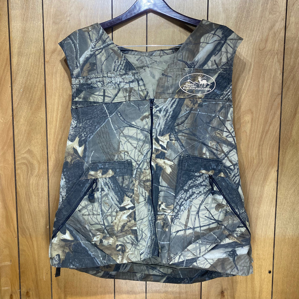 Rocky Mountain Elk Foundation Realtree Hardwoods 20-200 Vest (L)🇺🇸 ...