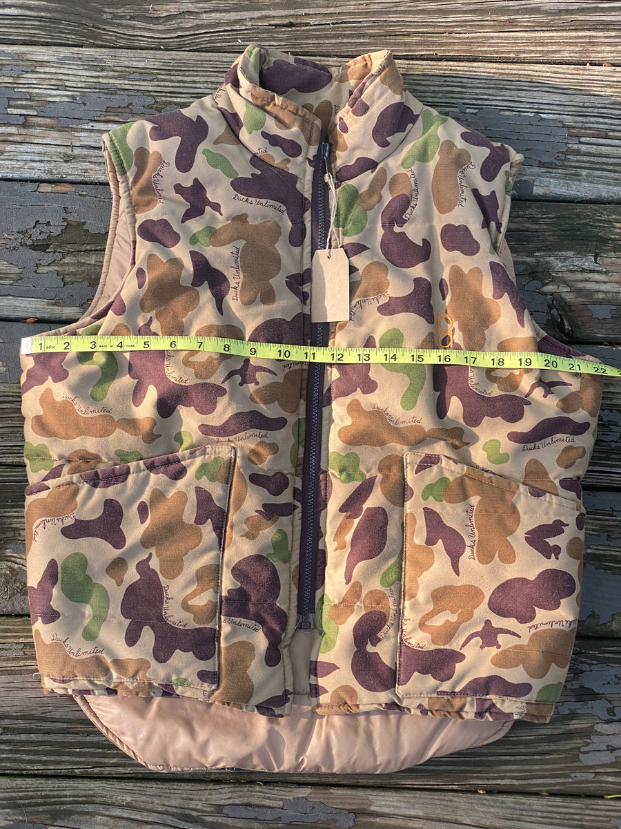 Bob Allen Maynard Reese Ducks Unlimited Vest (M)🇺🇸 – Camoretro