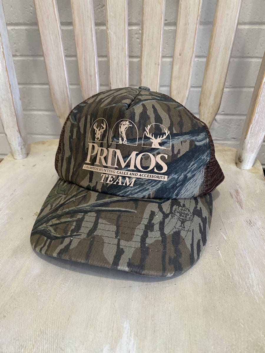 Vintage Team Primos Original 5 Panel Meshback SnapBack Original Mossyo – Camoretro
