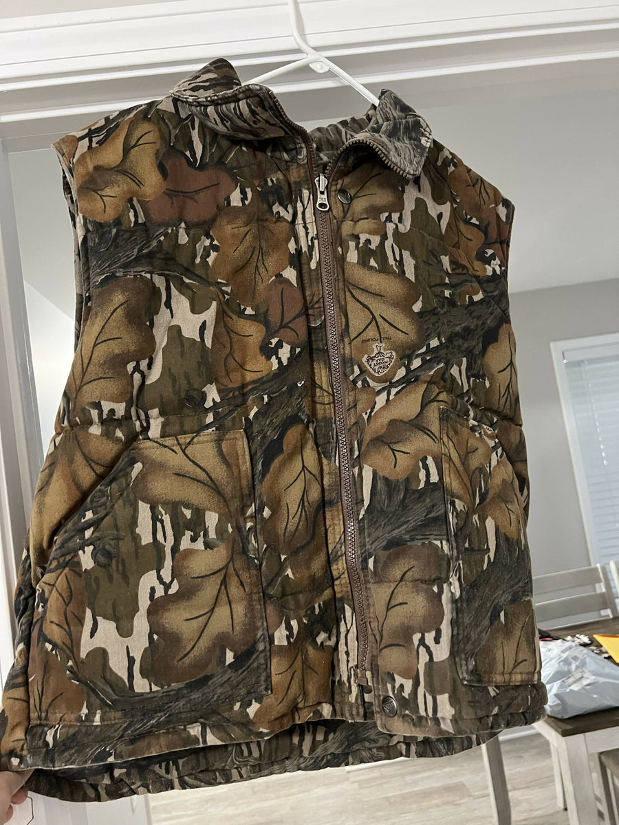 Reversible Mossy Oak Treestand Fall Foliage Vest (M)🇺🇸 – Camoretro